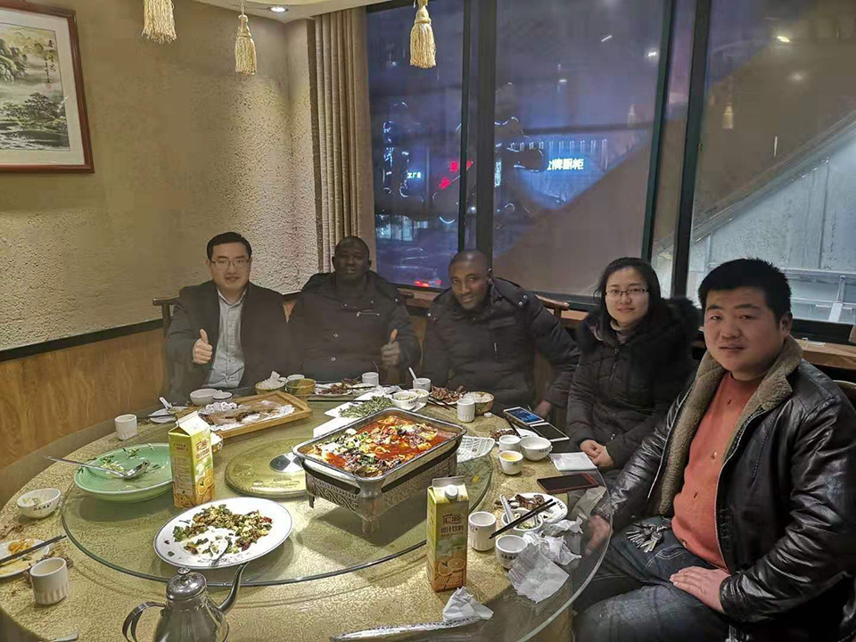 Ivorian customers visit Jining BST machinery